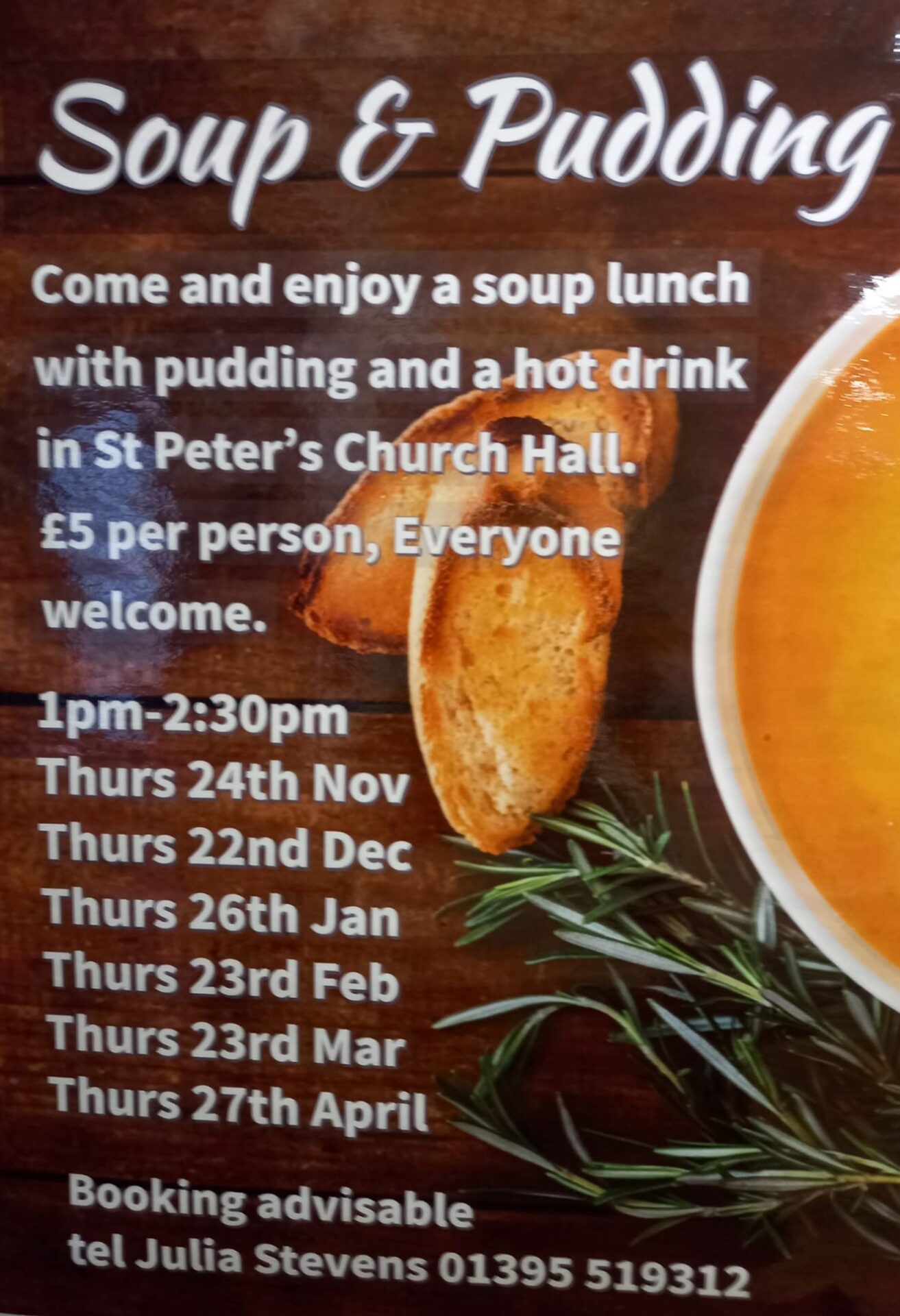 Soup Pudding Sidmouth Town Council