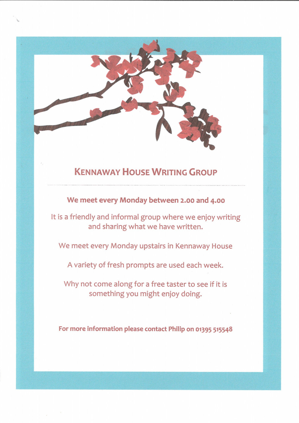Kennaway House Writing Group - Sidmouth Town Council