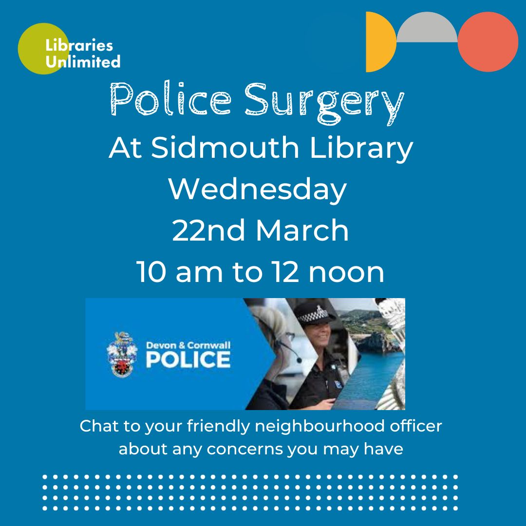 Police Surgery at Sidmouth Library - Sidmouth Town Council