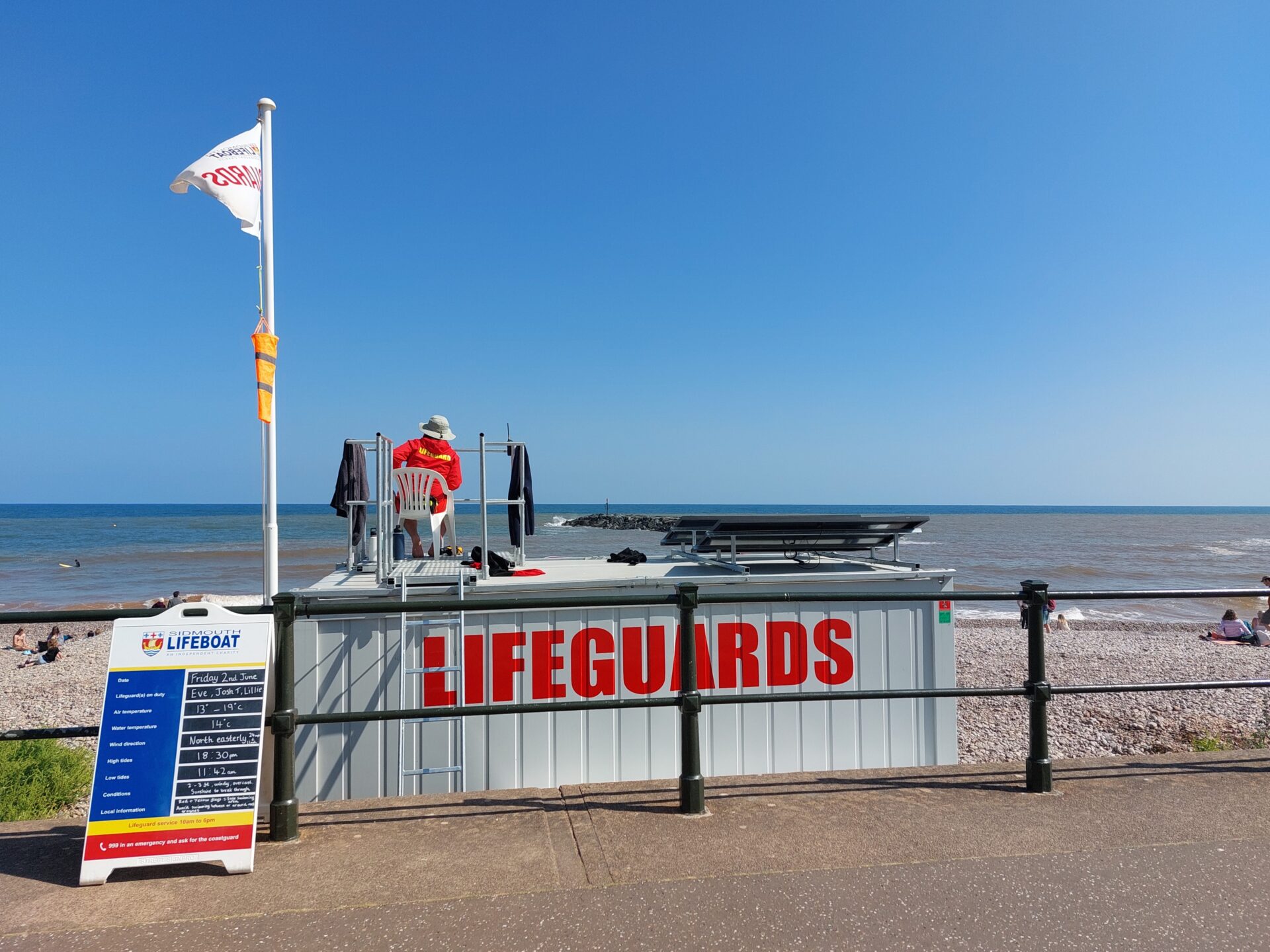 Lifeguards on Sidmouth Beach - Sidmouth Town Council