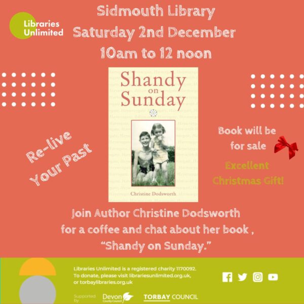 Meet the Author - Christine Dodsworth - Sidmouth Town Council