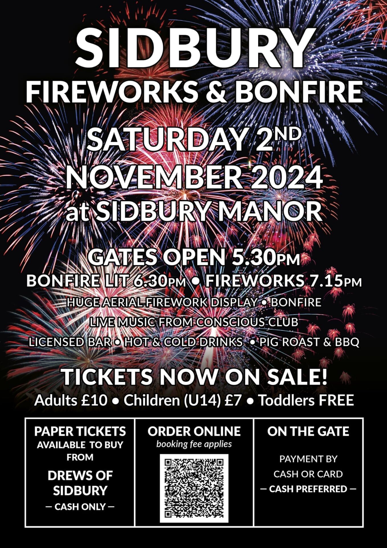 Sidbury Fireworks - Sidmouth Town Council