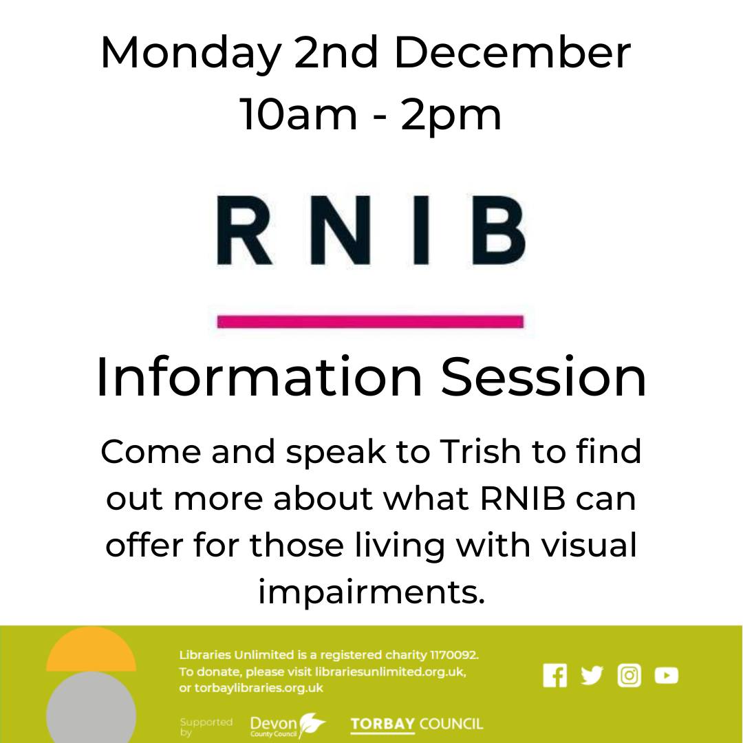 RNIB Information Session - Sidmouth Town Council