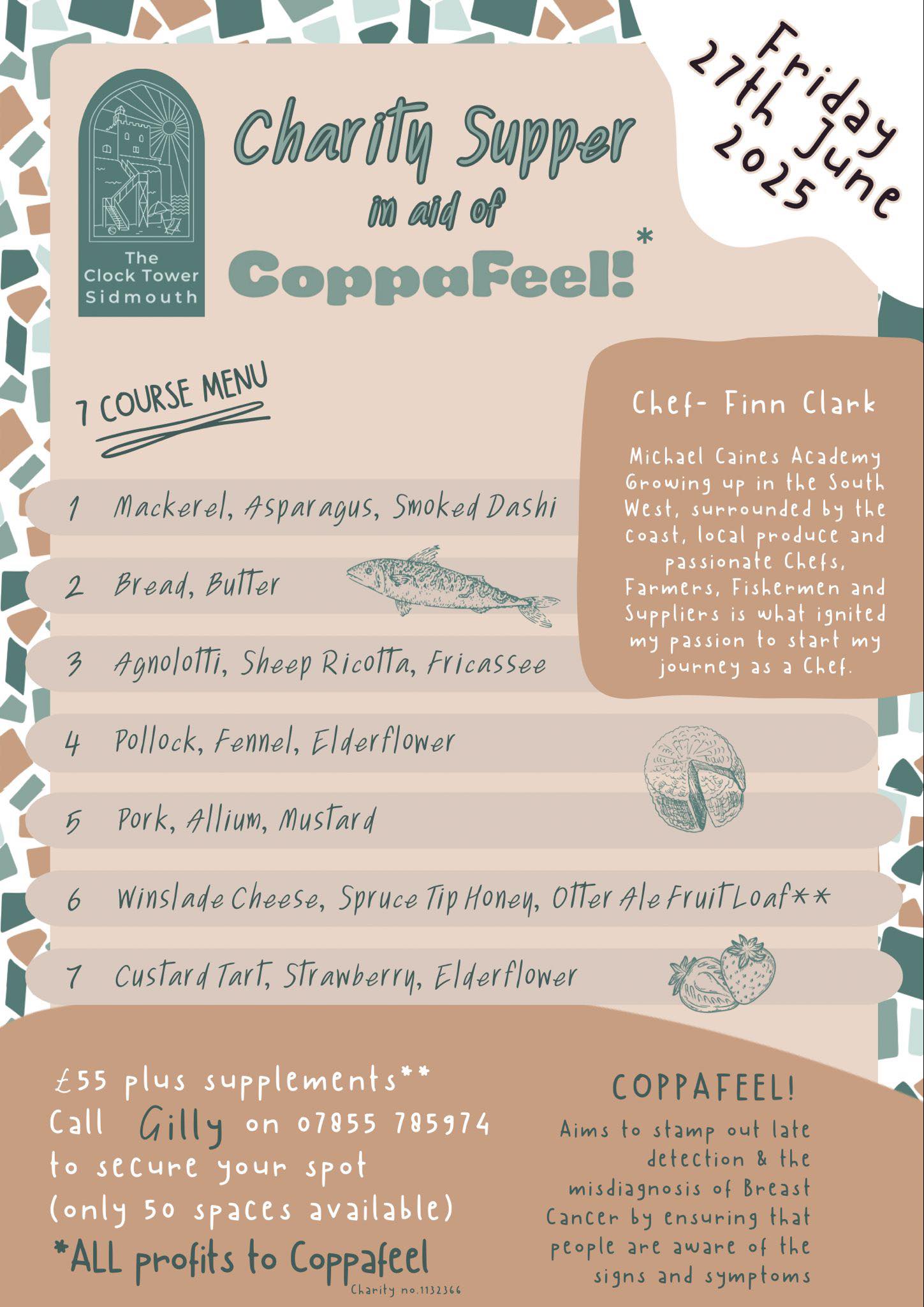 Charity Supper in aid of CoppaFeel - Sidmouth Town Council
