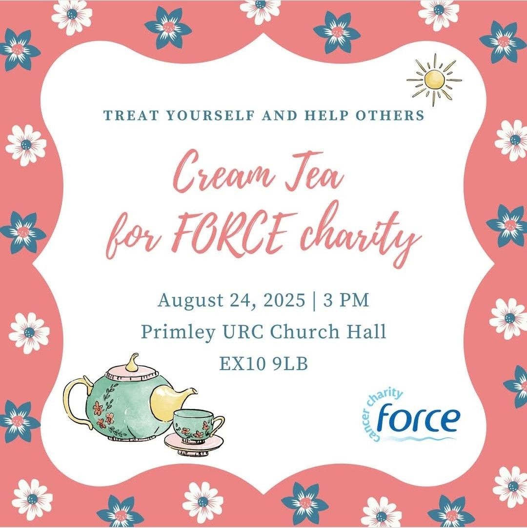 Cream Tea for Force Charity - Sidmouth Town Council