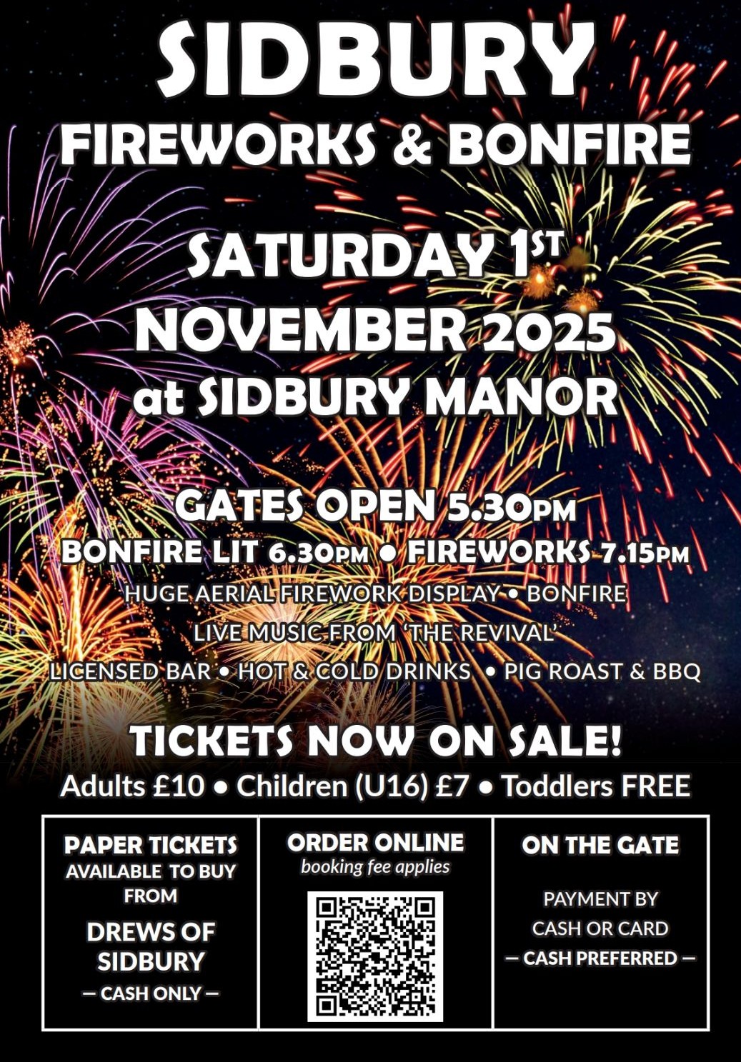 Sidbury Fireworks - Sidmouth Town Council