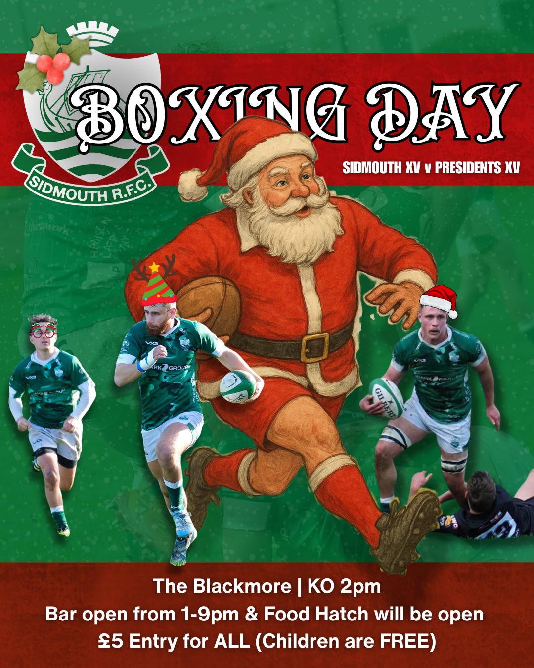 Sidmouth Rugby Boxing Day Game - Sidmouth Town Council