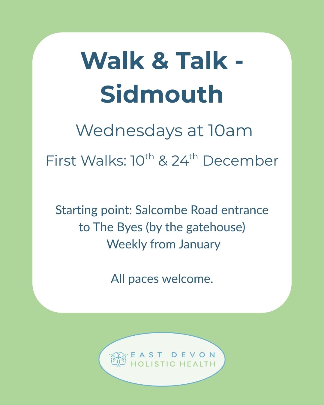 New Walk & Talk - Sidmouth Town Council